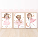 Pip+Phee Pink Luna Princess Swing Art Print – pipandphee.au